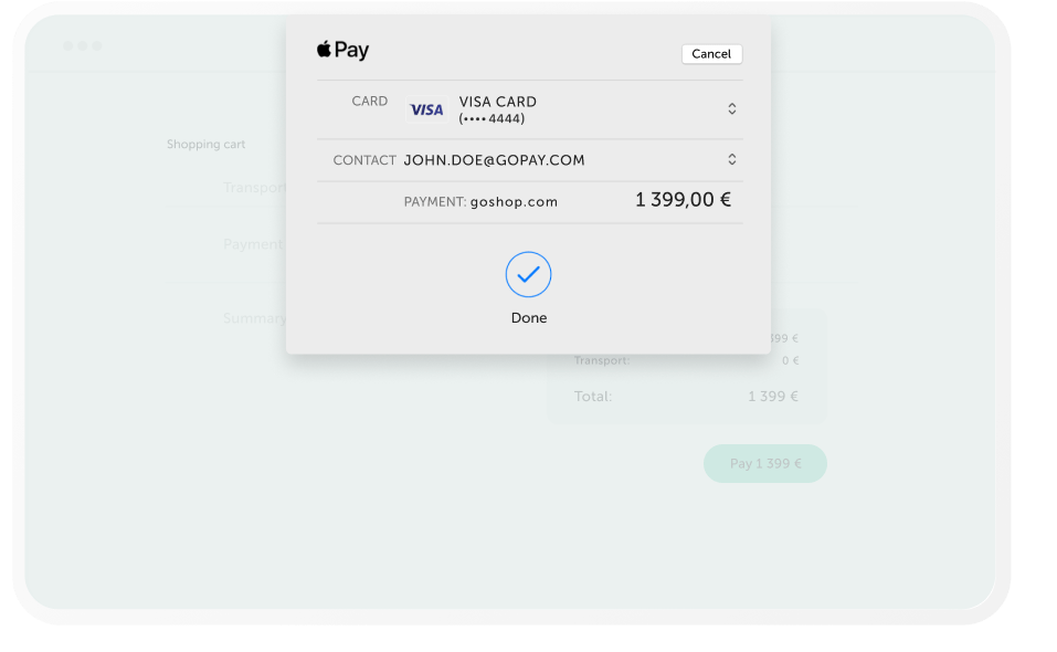 Apple Pay | GoPay