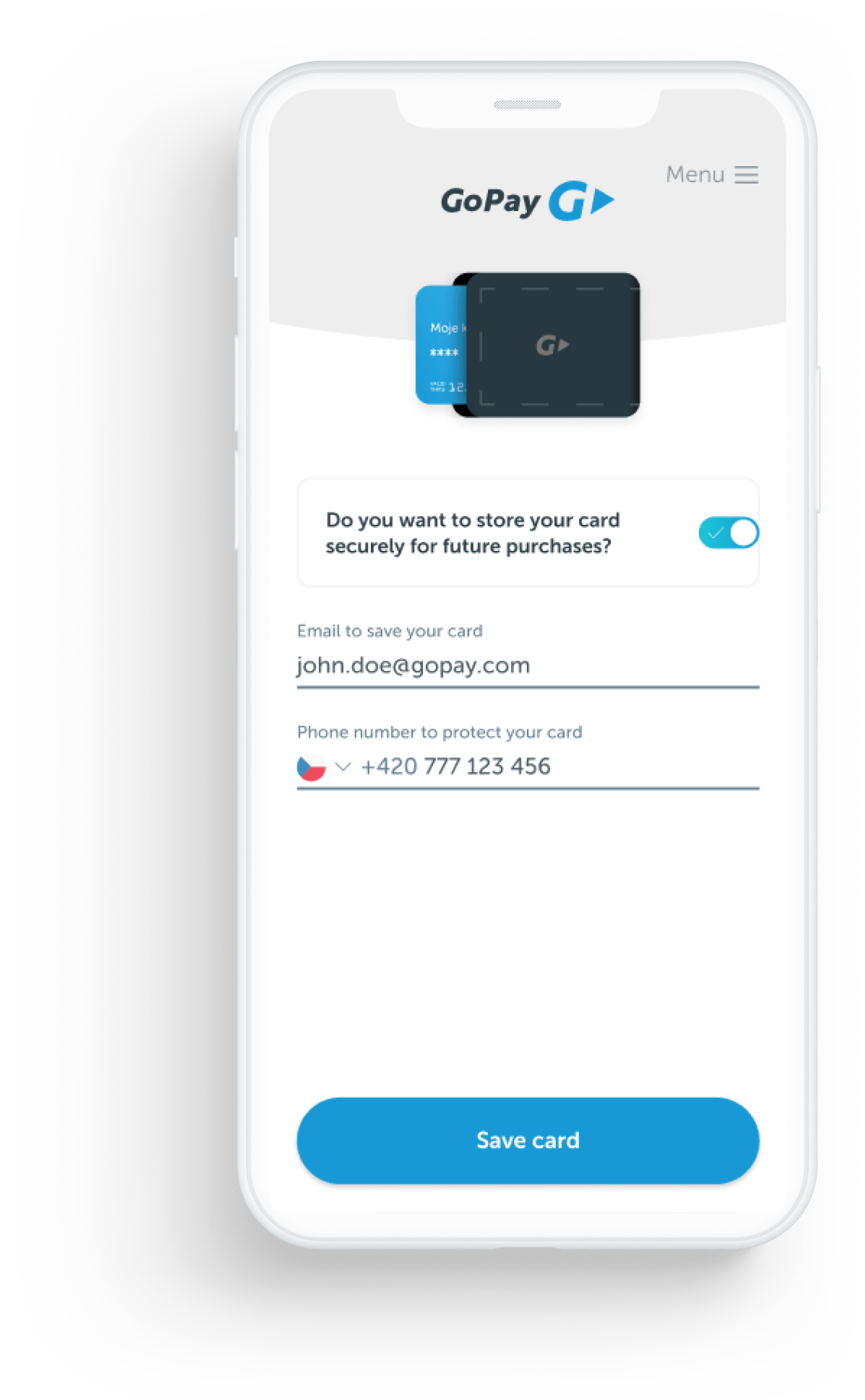 Managing Your Saved Cards GoPay Managing Your Saved Cards GoPay