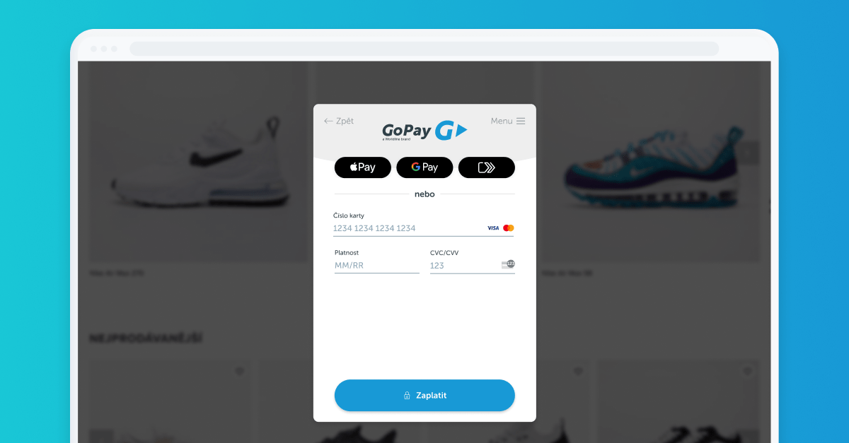 Three types of checkout | GoPay